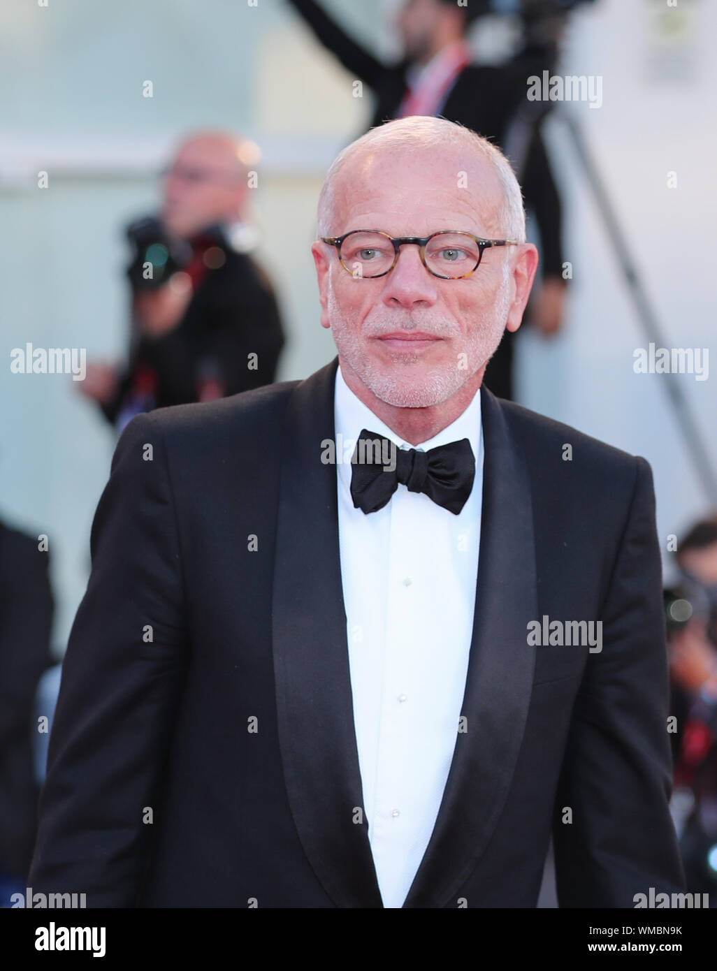 Venice, Italy. 4th Sep, 2019. Actor Pascal Greggory poses on the red ...