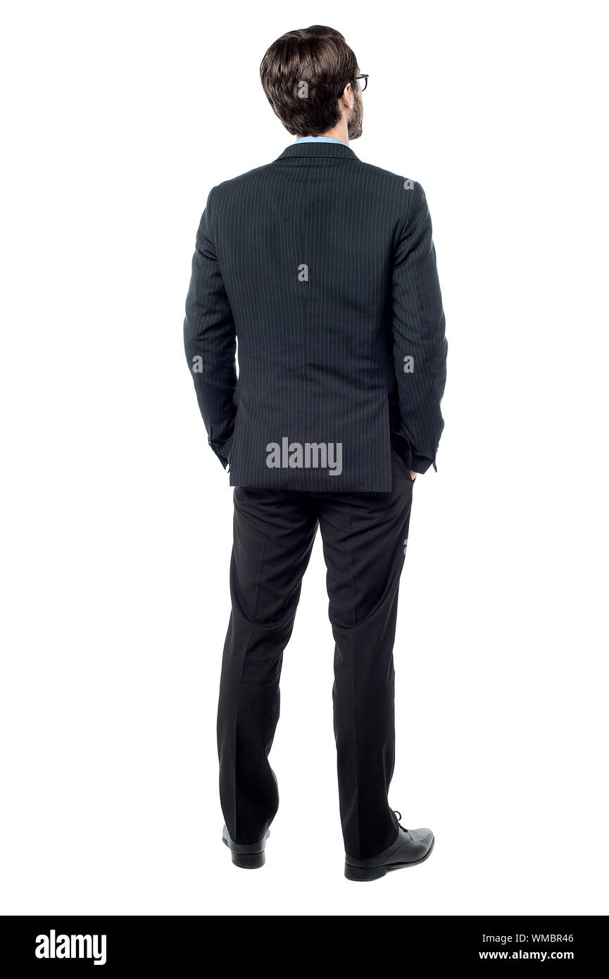 Male facing back Cut Out Stock Images & Pictures - Alamy