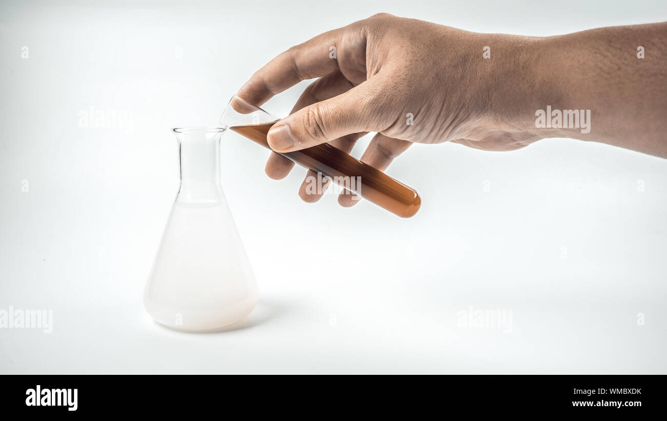 Pouring chemical hi-res stock photography and images - Alamy