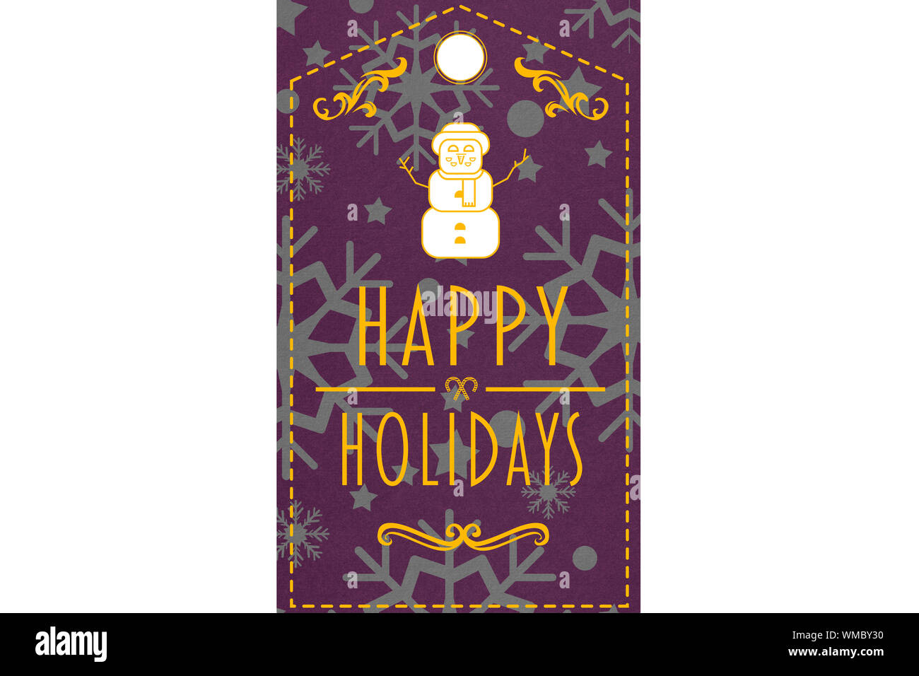 Happy holidays logo hi-res stock photography and images - Alamy