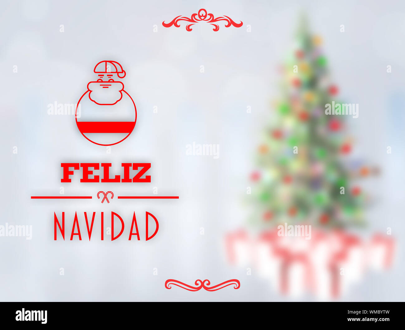 Feliz navidad banner hi-res stock photography and images - Alamy