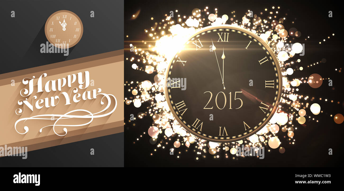 Clock ticking countdown new year hi-res stock photography and images ...