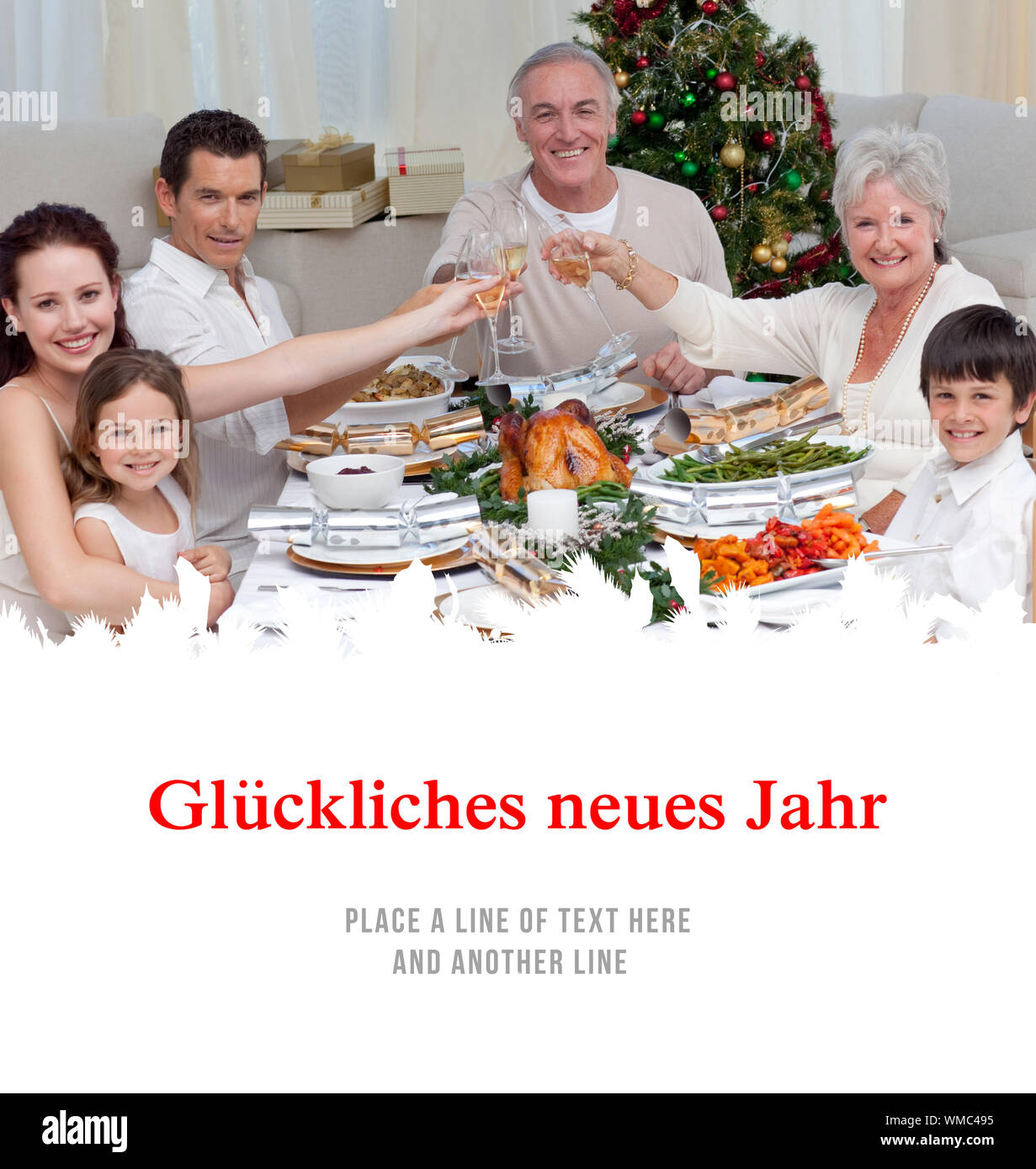 German family christmas table hi-res stock photography and images - Alamy