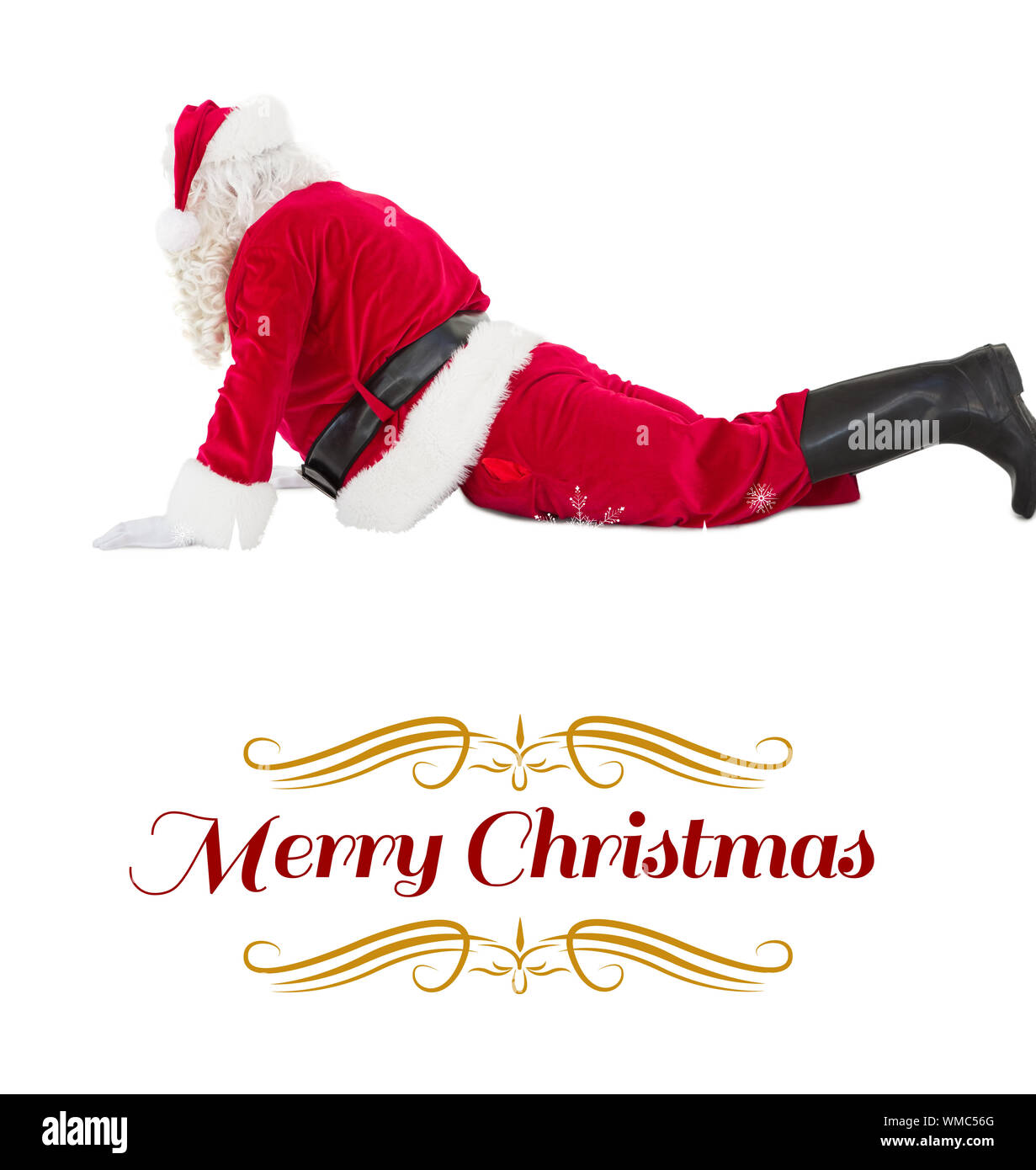 Yoga christmas card santa hi-res stock photography and images - Alamy