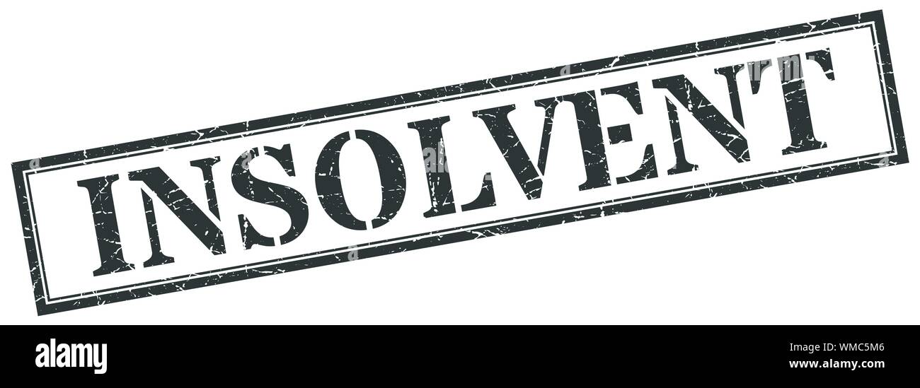 Insolvent stamp Black and White Stock Photos & Images - Alamy