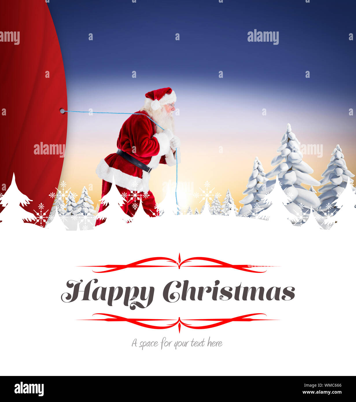 Composite image santa claus hi-res stock photography and images - Alamy