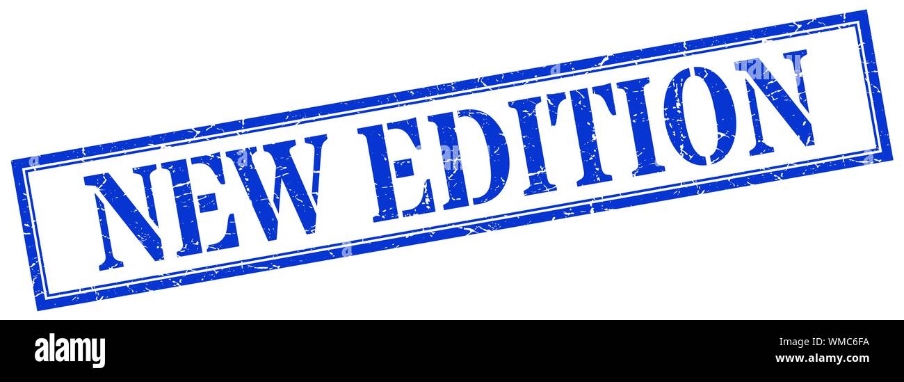 new edition stamp. new edition square grunge sign. new edition Stock ...