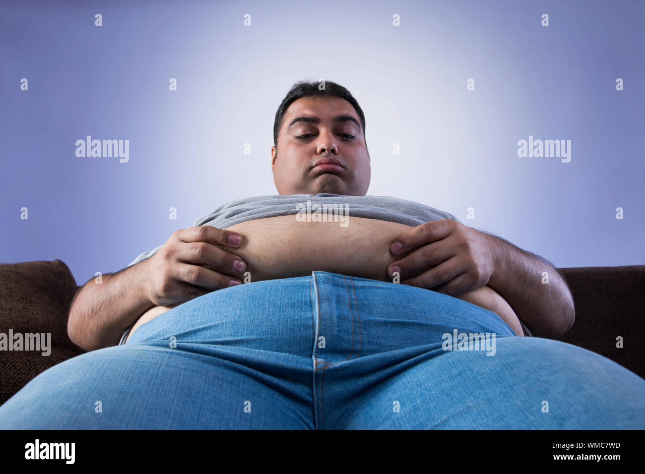 Very obese man hi-res stock photography and images - Alamy
