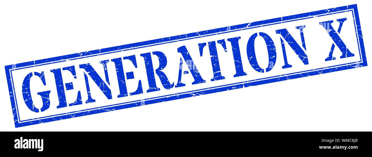 generation x stamp. generation x square grunge sign. generation x Stock ...