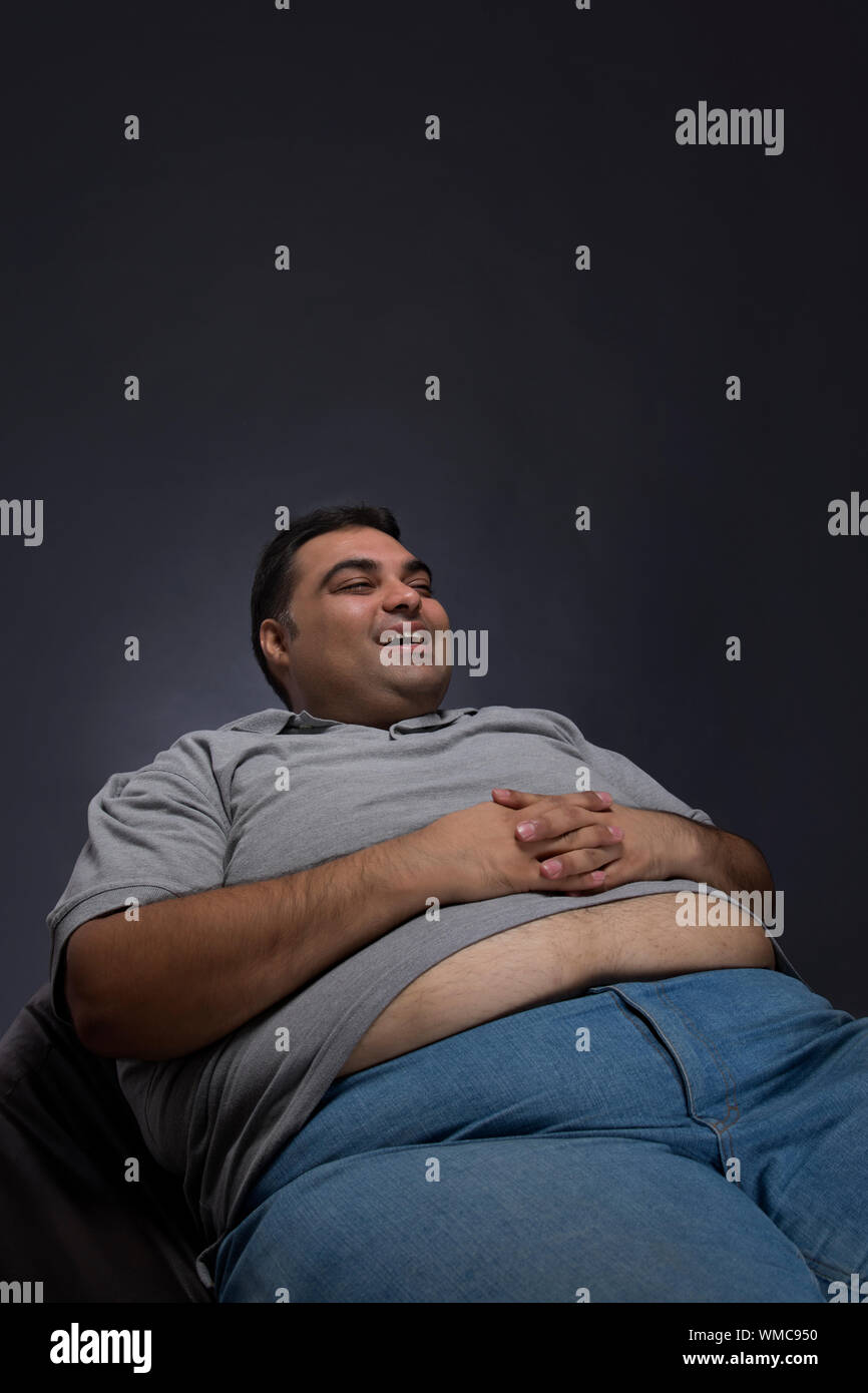 Obese man hi-res stock photography and images - Alamy