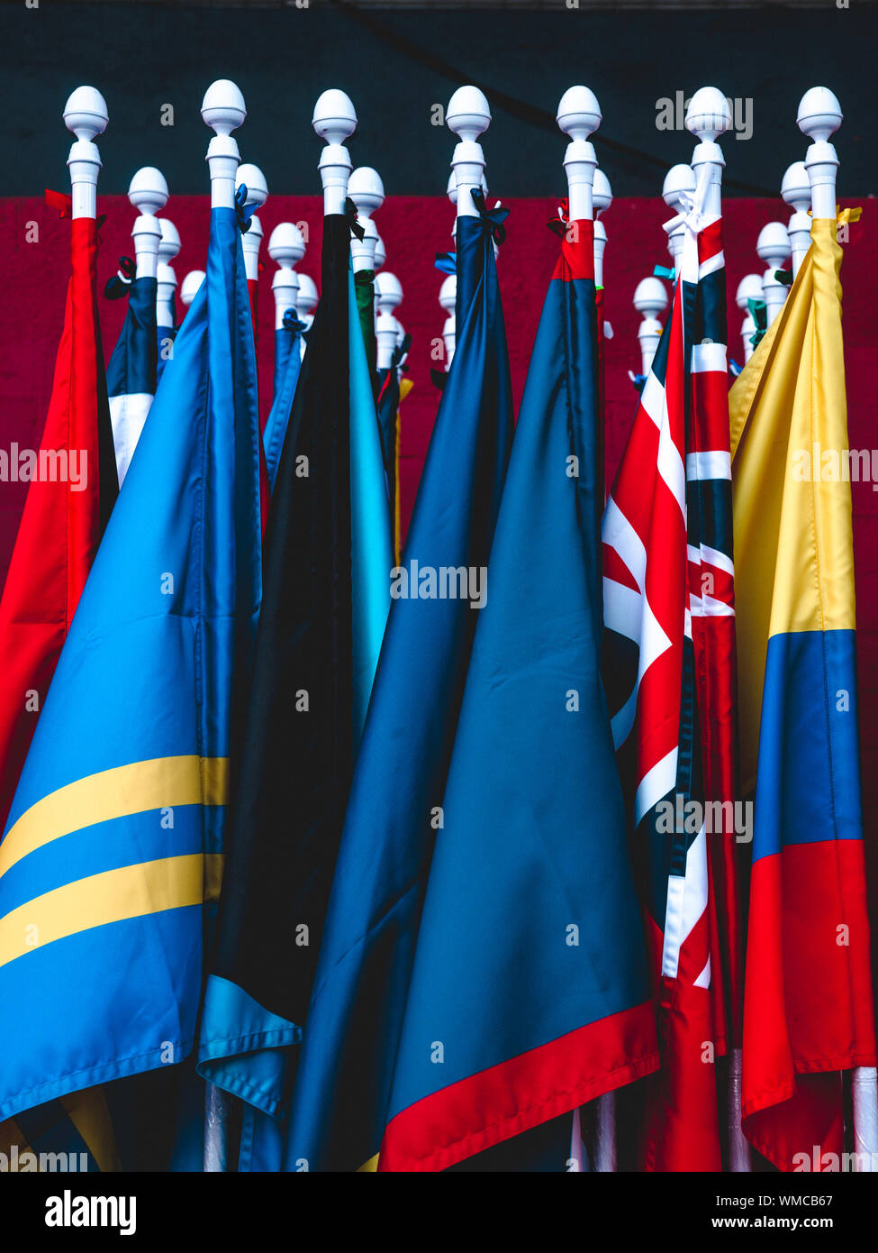Close up flags pole hi-res stock photography and images - Alamy