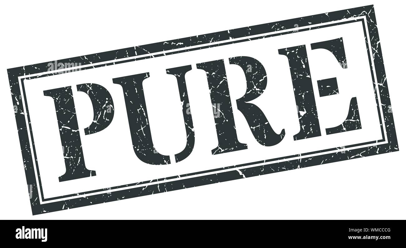 Pure stamp sign seal Black and White Stock Photos & Images - Alamy