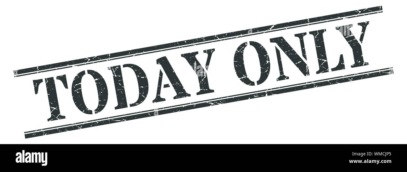 Only today badge Black and White Stock Photos & Images - Alamy