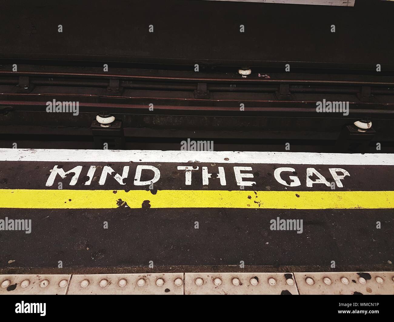 Platform Warning Sign High Resolution Stock Photography and Images - Alamy