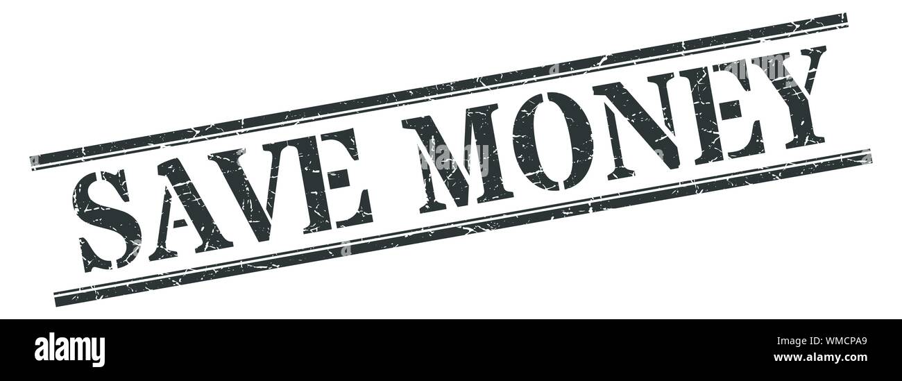 save money stamp. save money square grunge sign. save money Stock ...