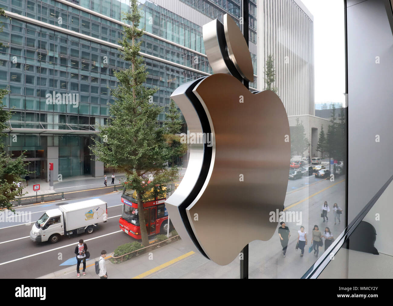 September 5, 2019, Tokyo, Japan - Apple Japan's new store "Apple ...