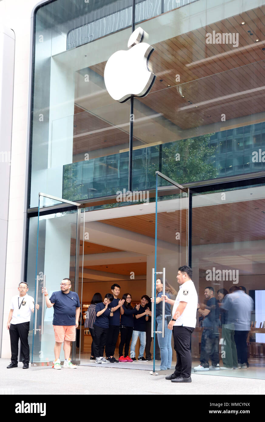 Tokyo, Japan. 5th Sep, 2019. Apple Japan's new store "Apple Marunouchi ...
