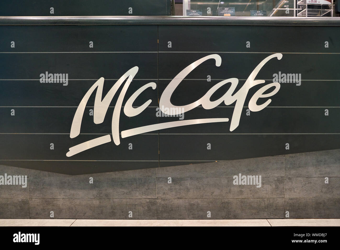 Close up mccafe logo hi-res stock photography and images - Alamy
