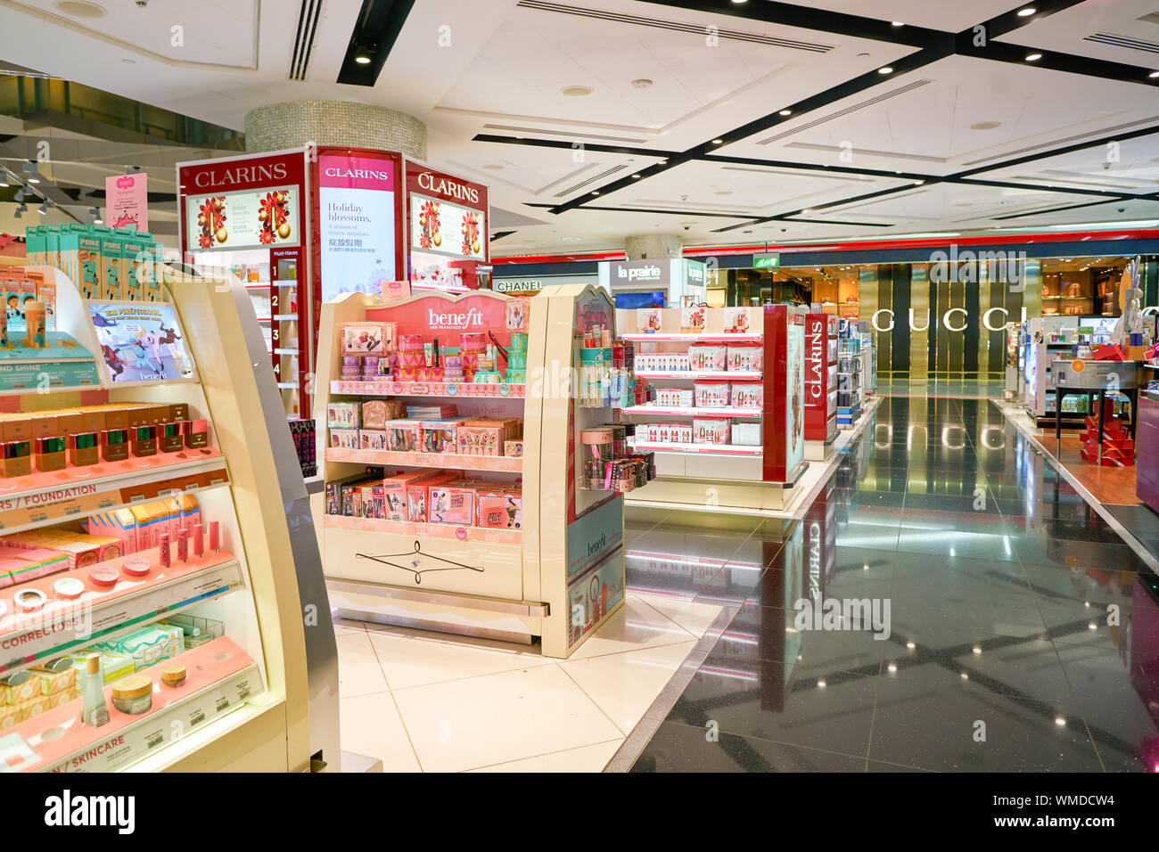 DUBAI, UAE - CIRCA JANUARY, 2019: cosmetics on display at Dubai ...