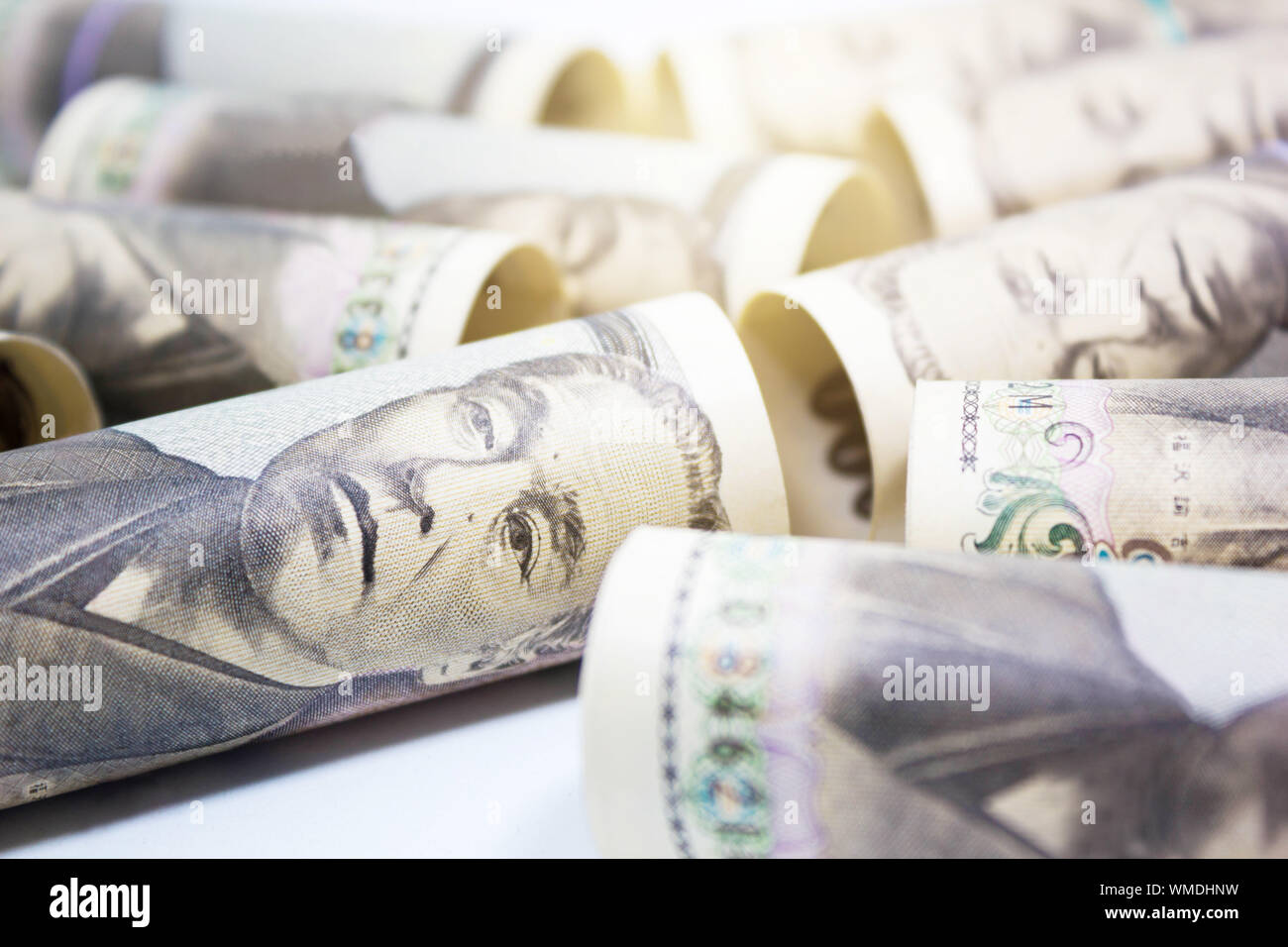 Rolled notes hi-res stock photography and images - Alamy