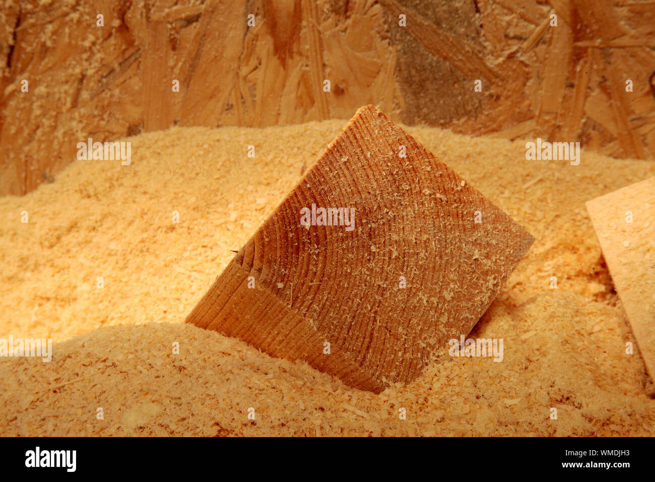 Timber and sawdust Stock Photo - Alamy