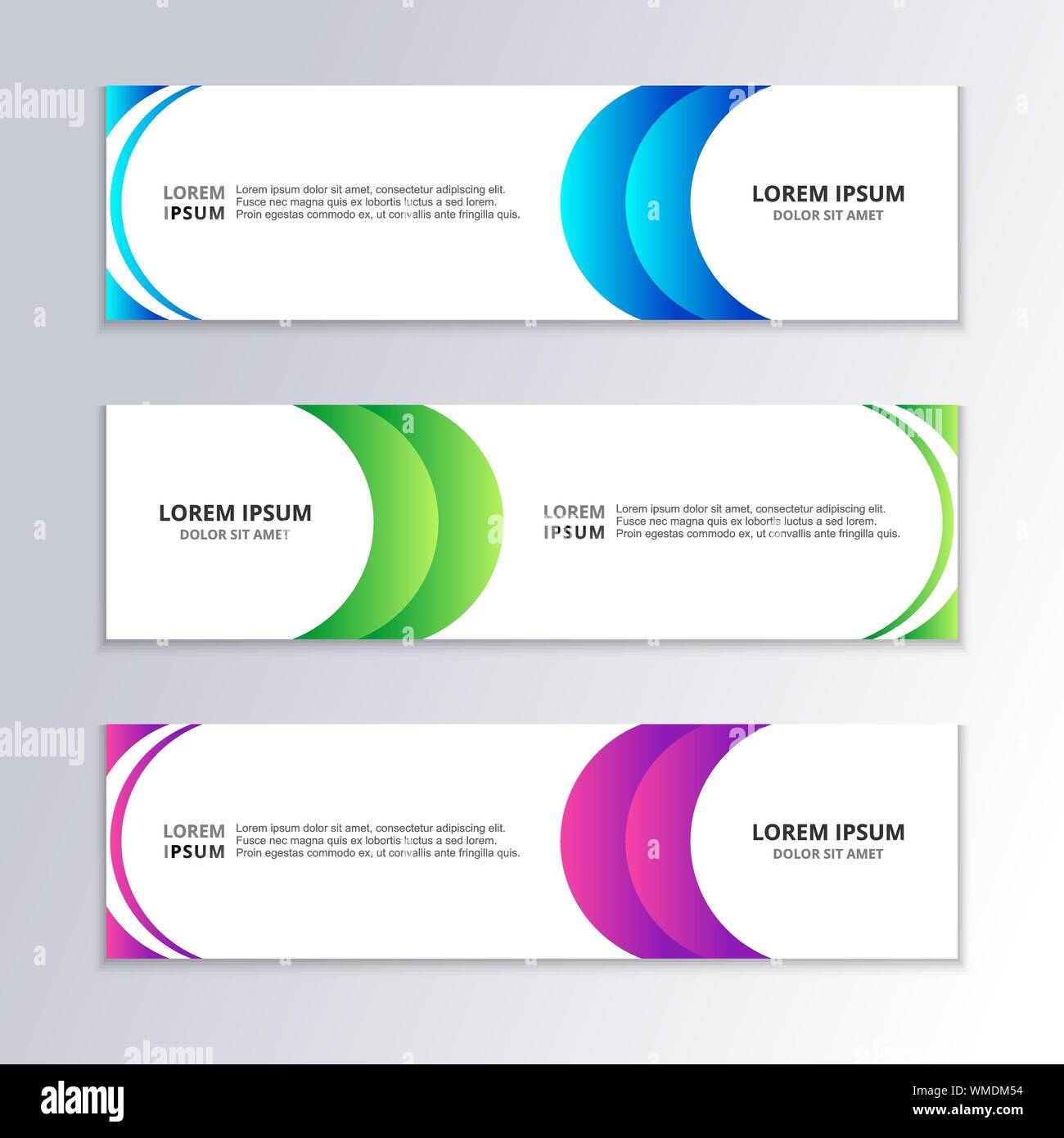 Business Banner Template, Gradient Color, Modern Layout, web header ... Business Banner Template, Gradient Color, Modern Layout, web header ...