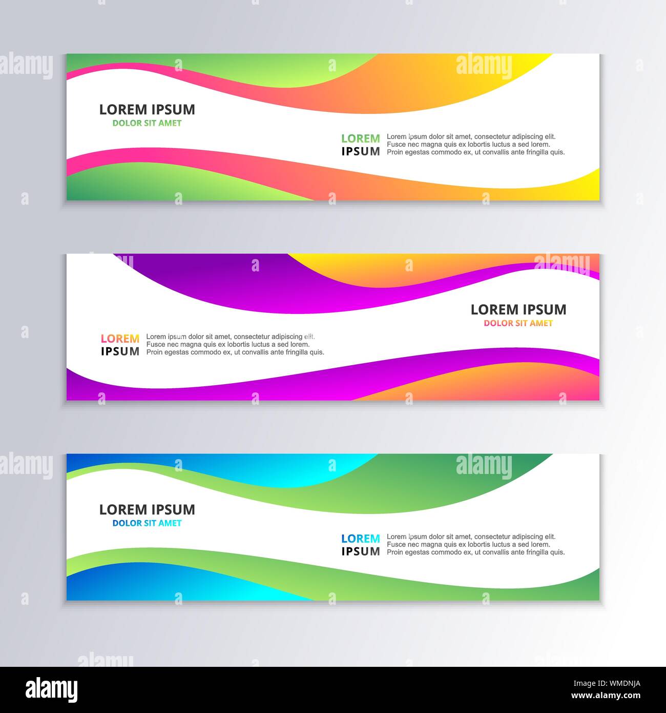 Business Banner Template, Gradient Color, Modern Layout, web header ... Business Banner Template, Gradient Color, Modern Layout, web header ...