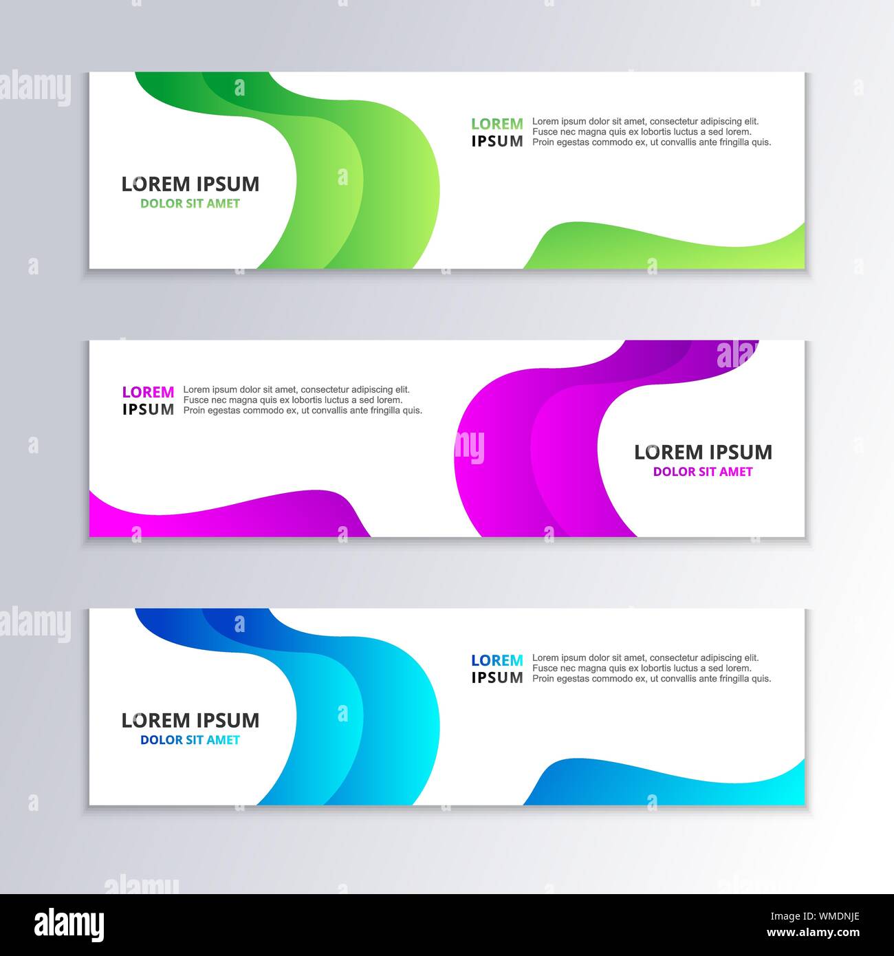 Business Banner Template, Gradient Color, Modern Layout, web header ...