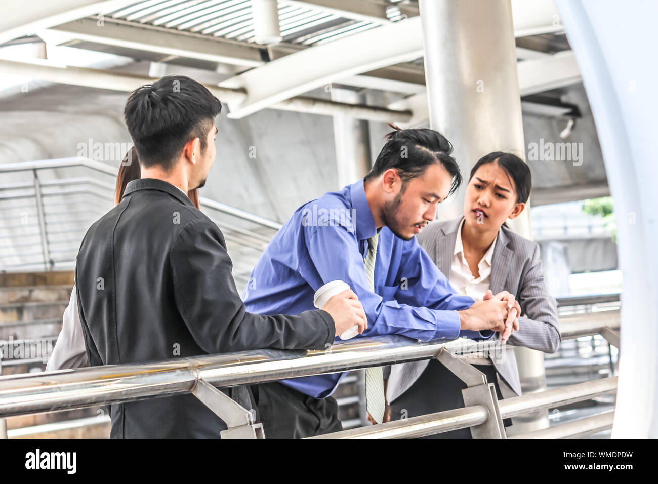 Businessman consoling hi-res stock photography and images - Alamy