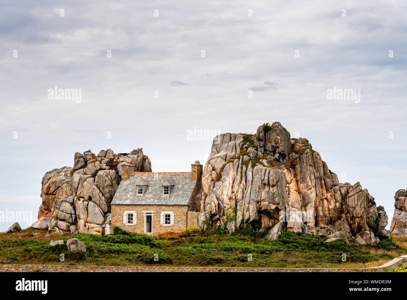 Plougrescant La Maison du Gouffre also known as Castel Meur in Brittany ...