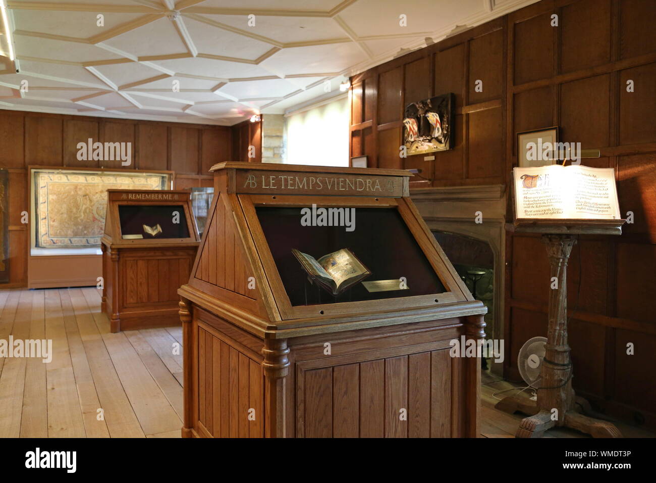 'Book of Hours' Room, Hever Castle, Hever, Edenbridge, Kent, England ...