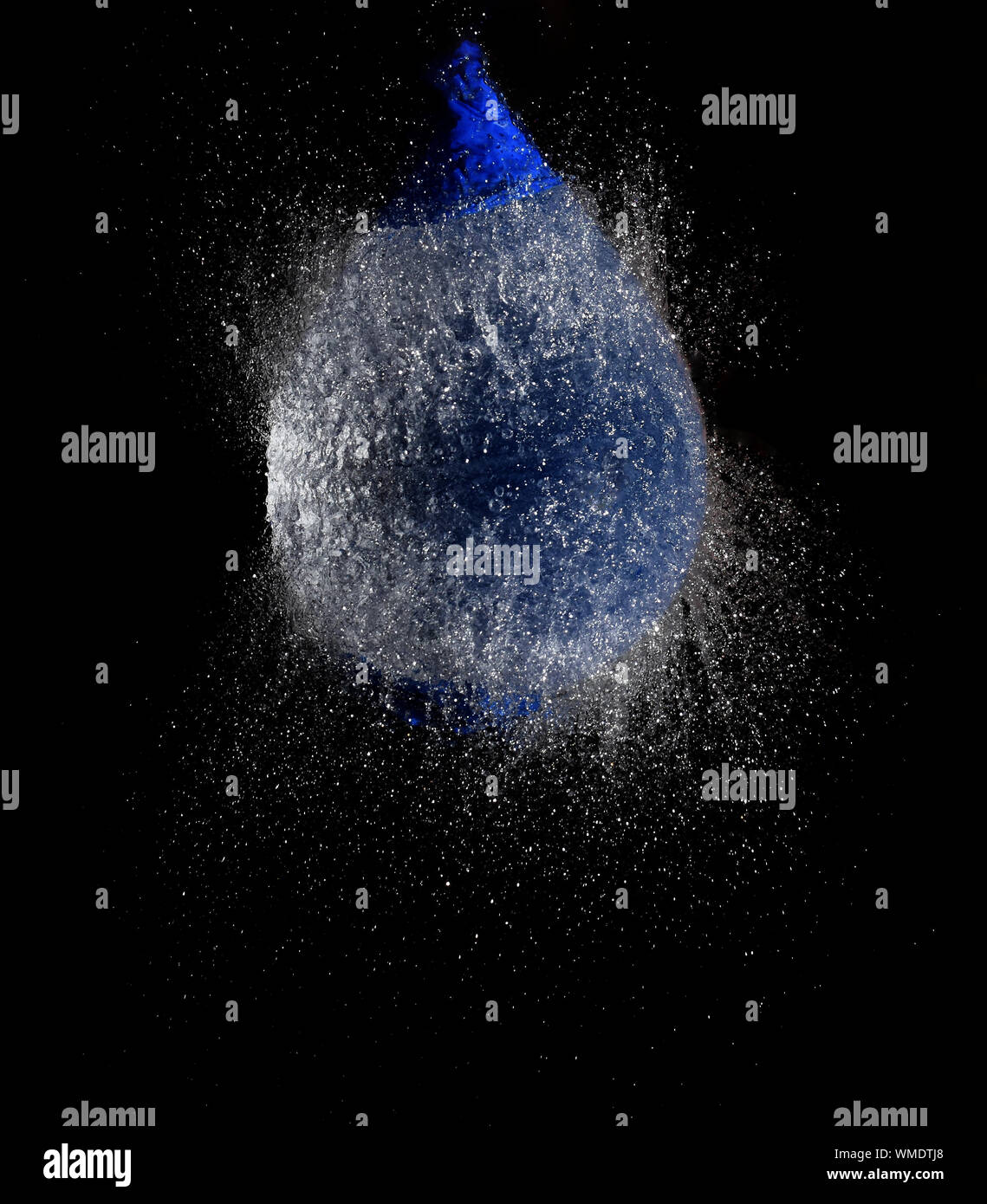 Blue bomb background hi-res stock photography and images - Alamy