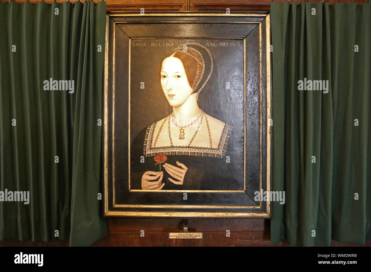 Anne boleyn portrait hever hi-res stock photography and images - Alamy