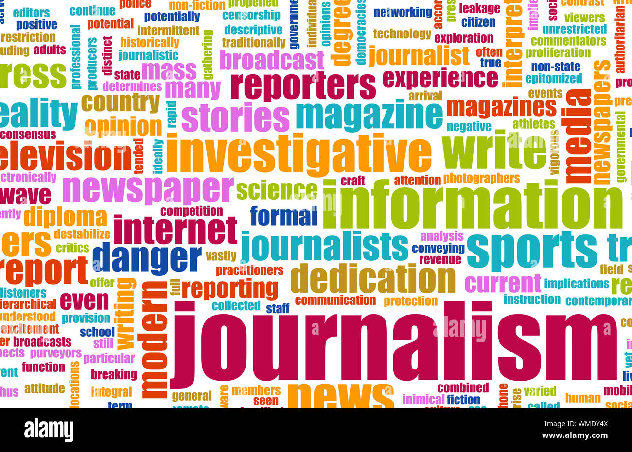 Journalism Career Newspaper Report as a Concept Stock Photo - Alamy