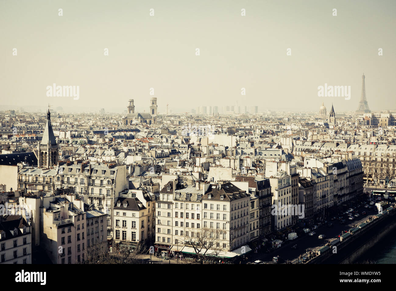 Aerial view of paris hi-res stock photography and images - Alamy