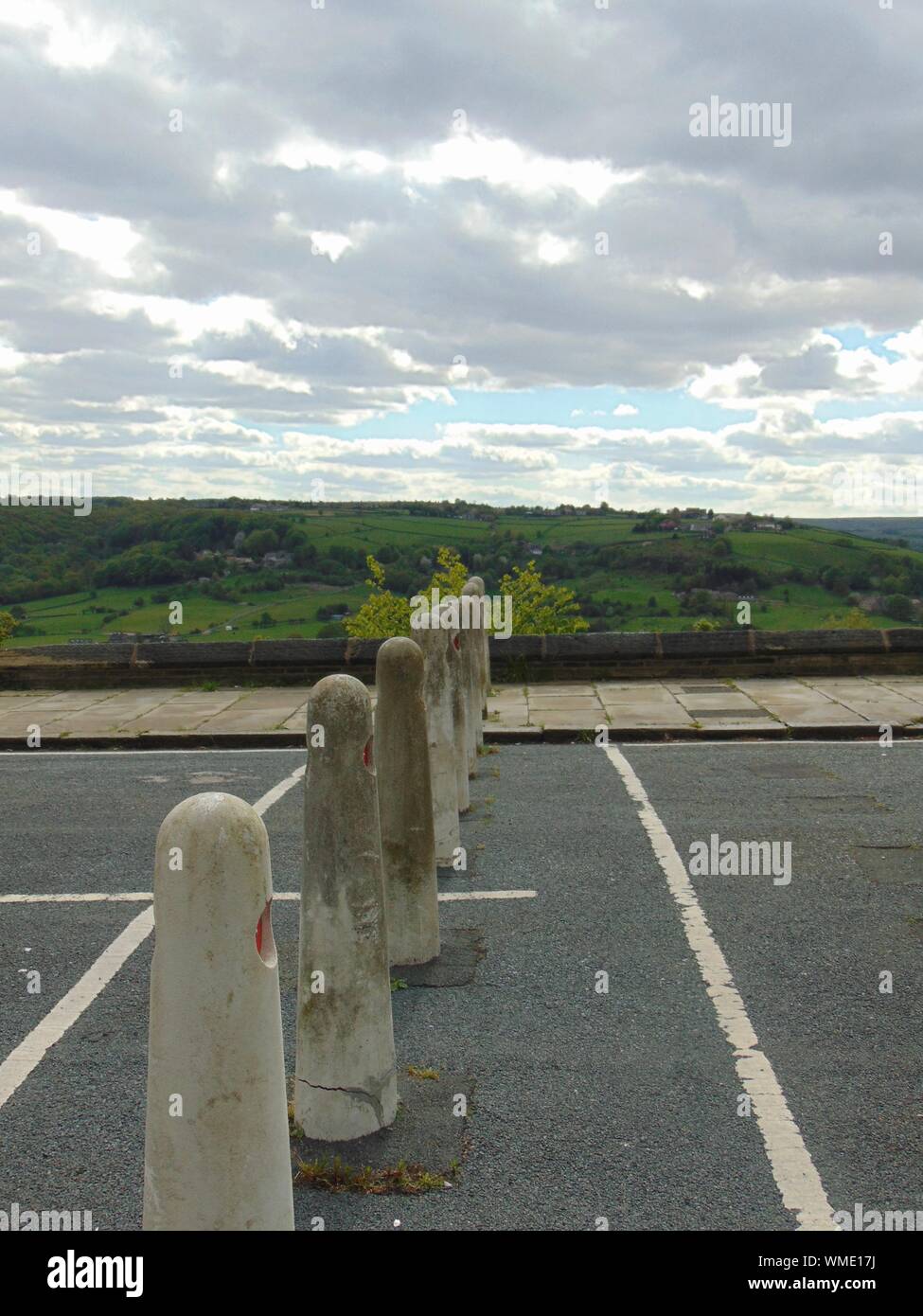 Road safety bollards hi-res stock photography and images - Alamy