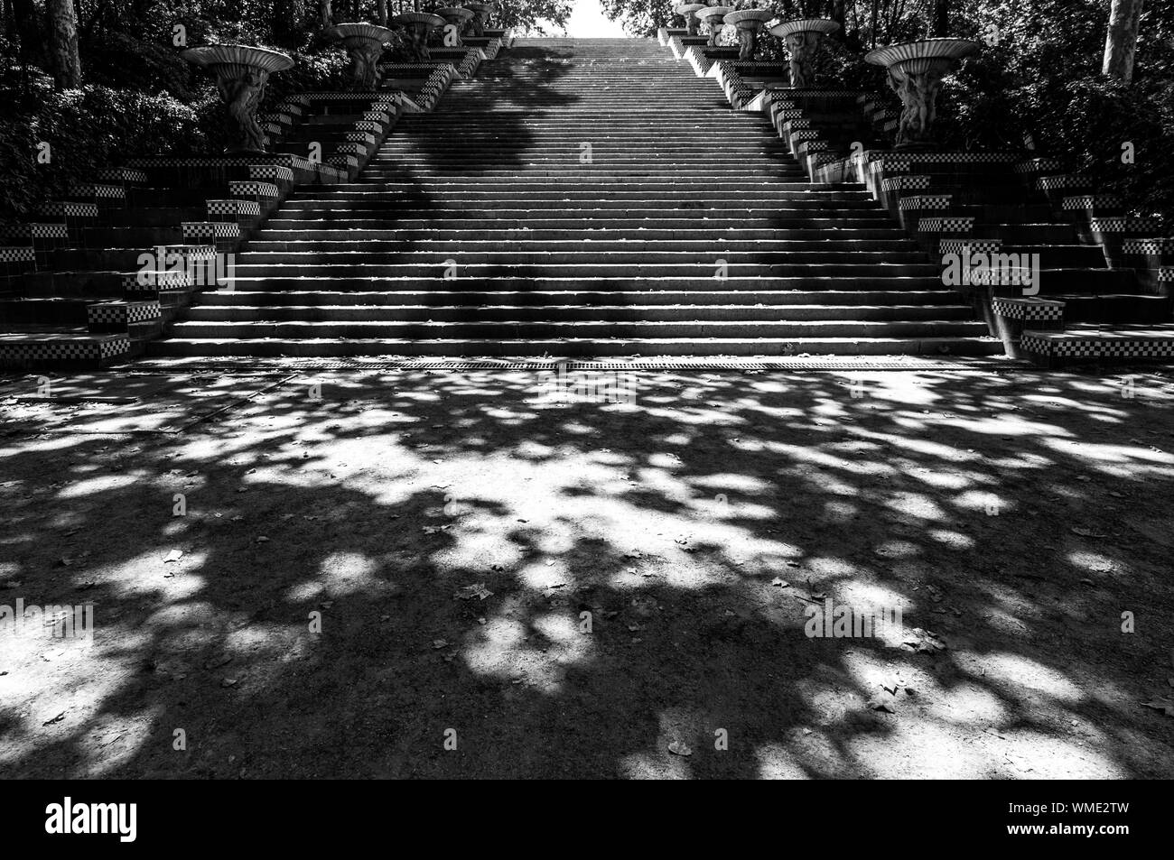 Stairs steps and staircases steps Black and White Stock Photos & Images ...