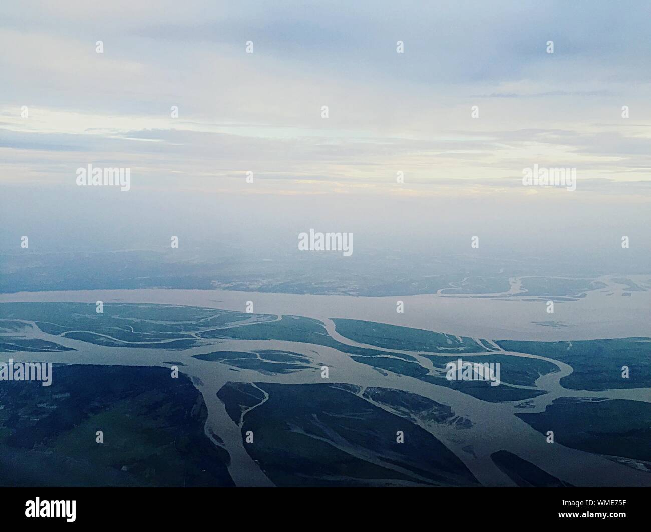 Aerial view of marsh hi-res stock photography and images - Alamy