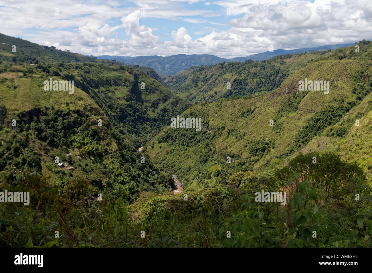 Valley of river Magdalena in San Agustin, Colombia Stock Photo - Alamy