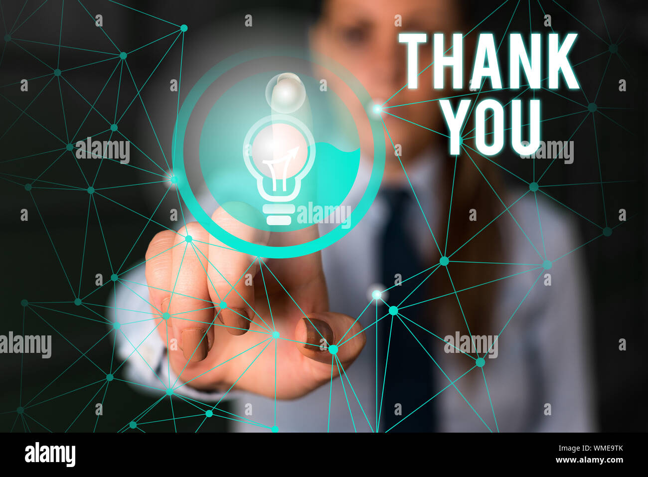Word writing text Thank You. Business photo showcasing a polite ...