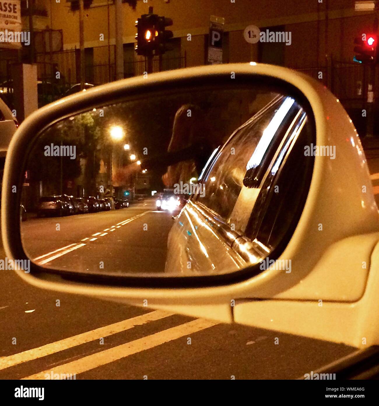 Car Side Mirror Night High Resolution Stock Photography and Images - Alamy