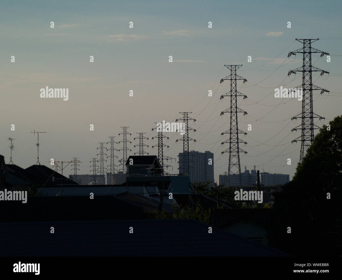 Electricity pylon japan hi-res stock photography and images - Alamy