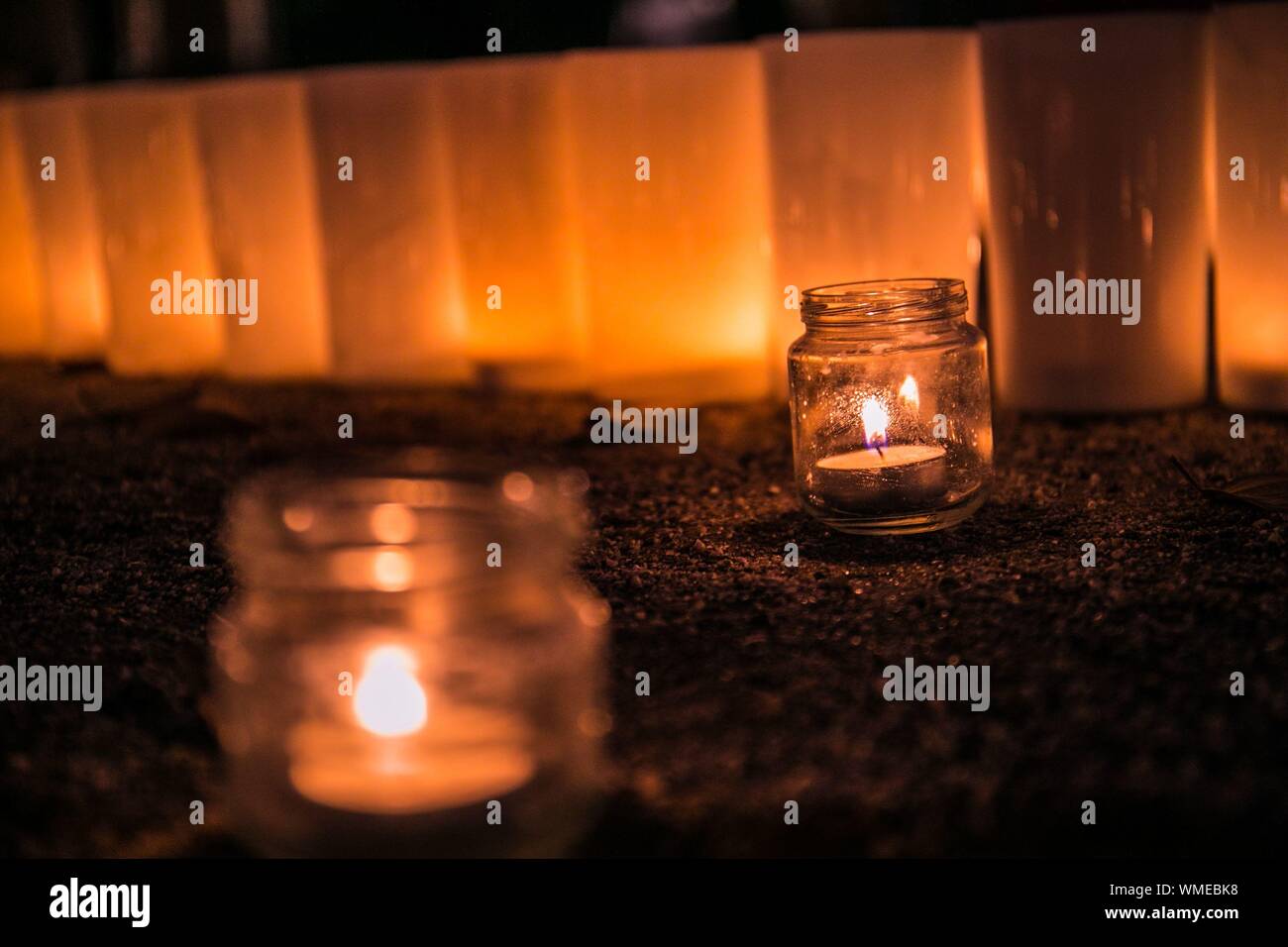 Lit jar hi-res stock photography and images - Alamy
