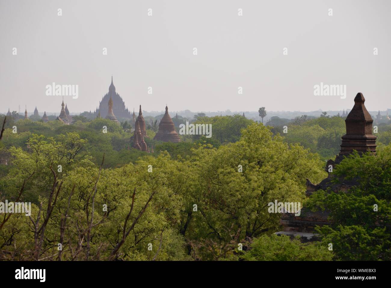 View Of Temples Stock Photo - Alamy