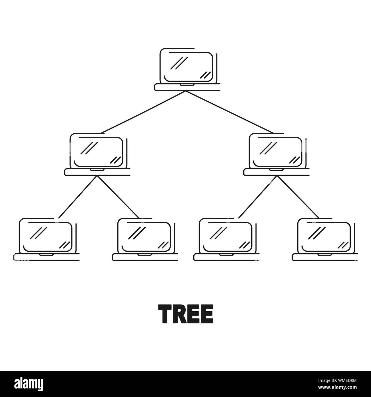 Computer network topology tree Stock Vector Images - Alamy Computer network topology tree Stock Vector Images - Alamy
