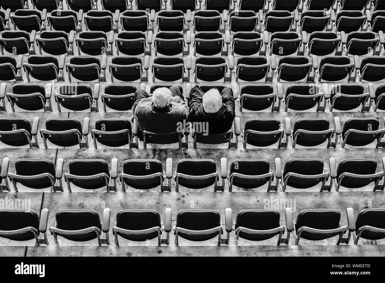 Sitting in stadium hi-res stock photography and images - Alamy