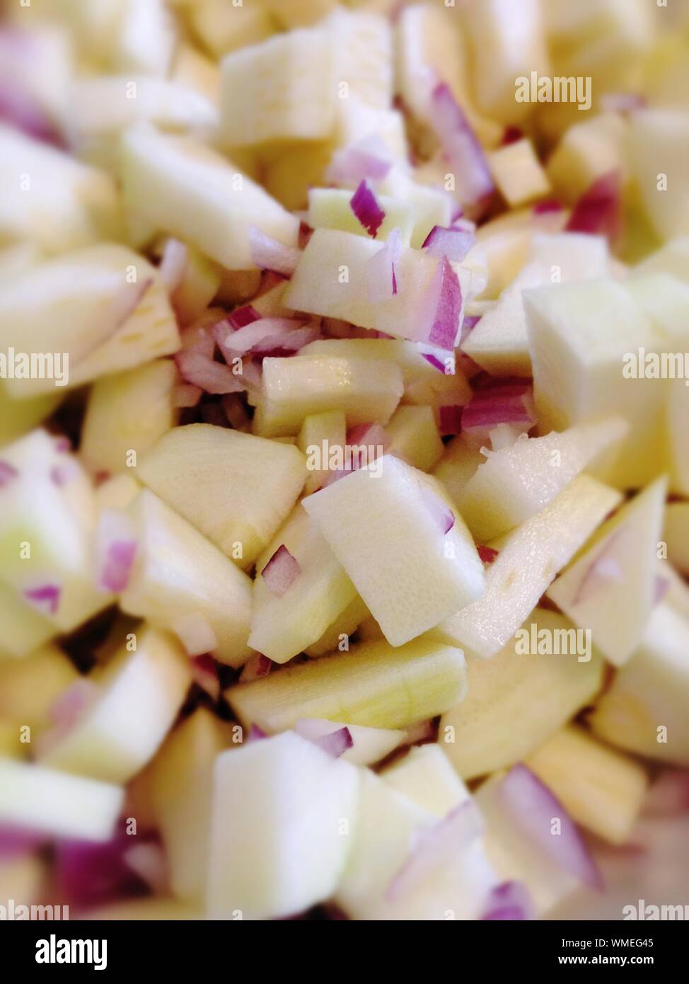 Chopped apple hi-res stock photography and images - Alamy