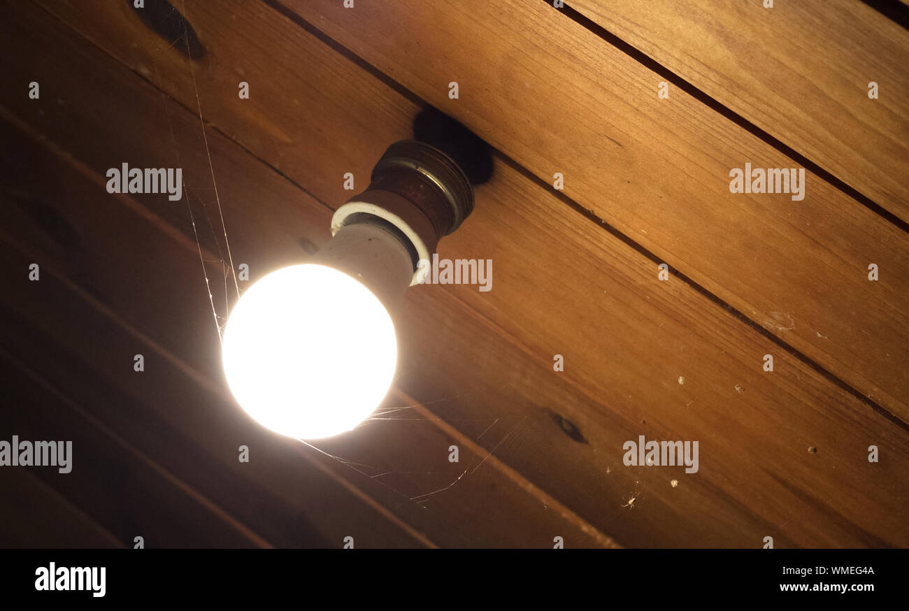 Light bulb from the ceiling, Madagascar, Africa Stock Photo - Alamy