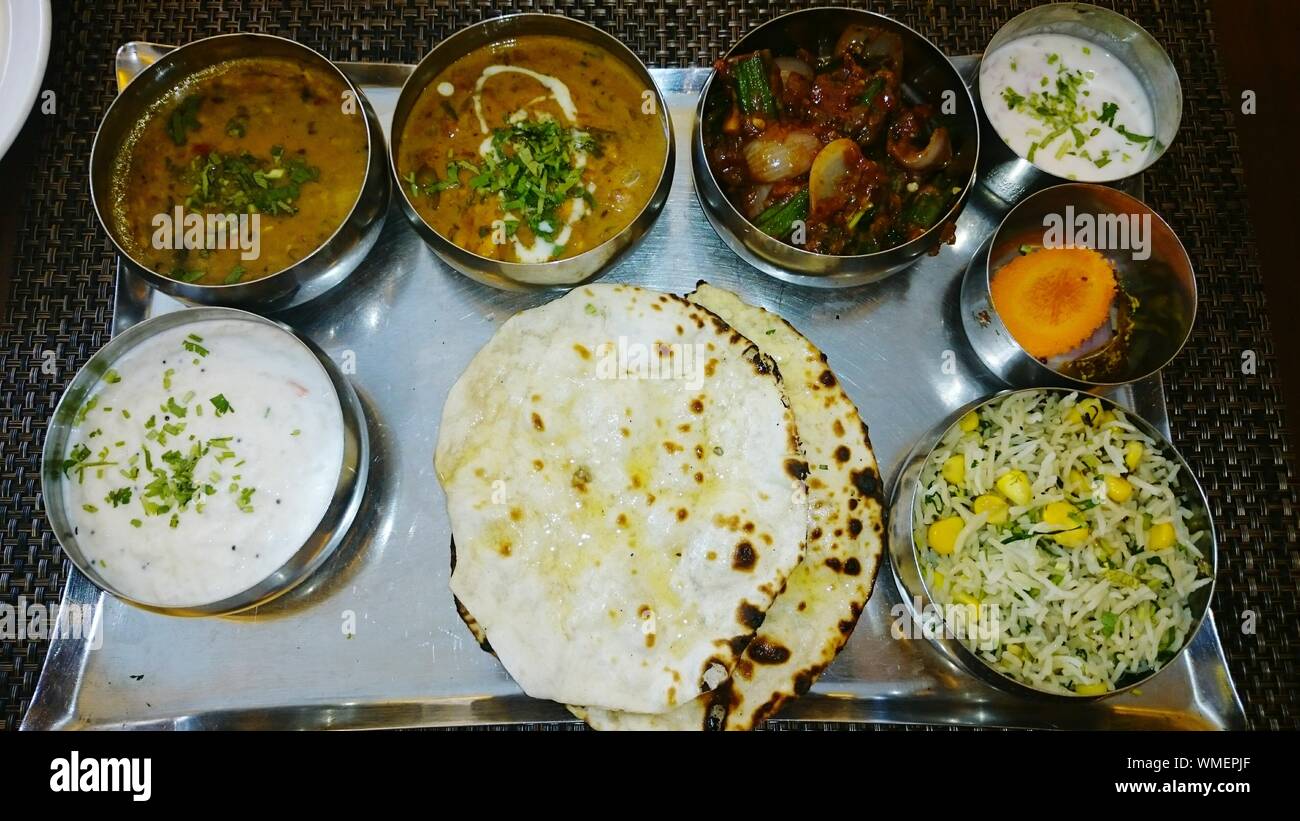 Indian Thali High Resolution Stock Photography and Images - Alamy