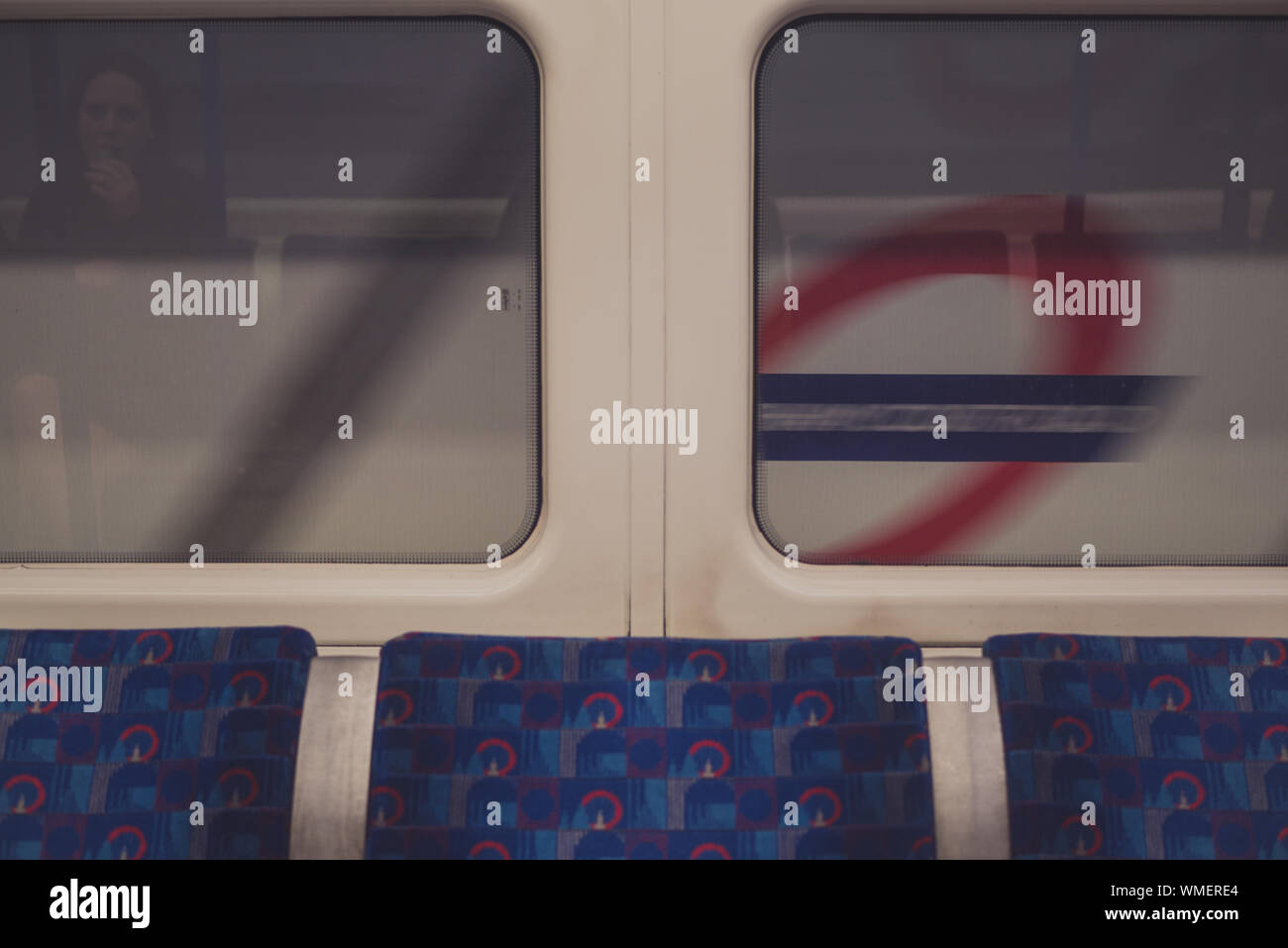 Woman Train Window Reflection High Resolution Stock Photography and ...